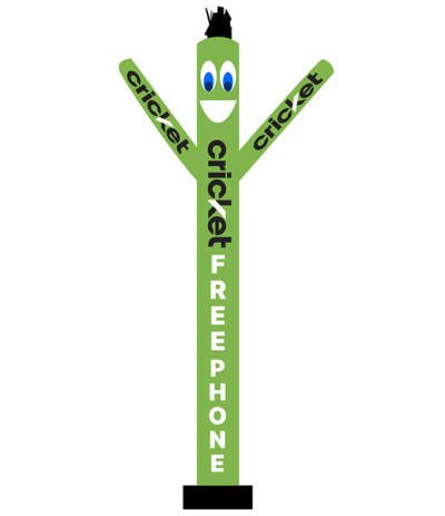 20 ft Cricket Free Phone Air Dancer