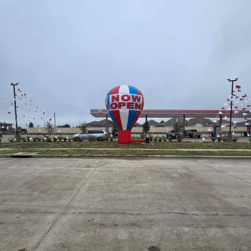 22ft Tall Free CBD Now Open Giant Roof Top Inflatable balloon | BUY OR RENT
