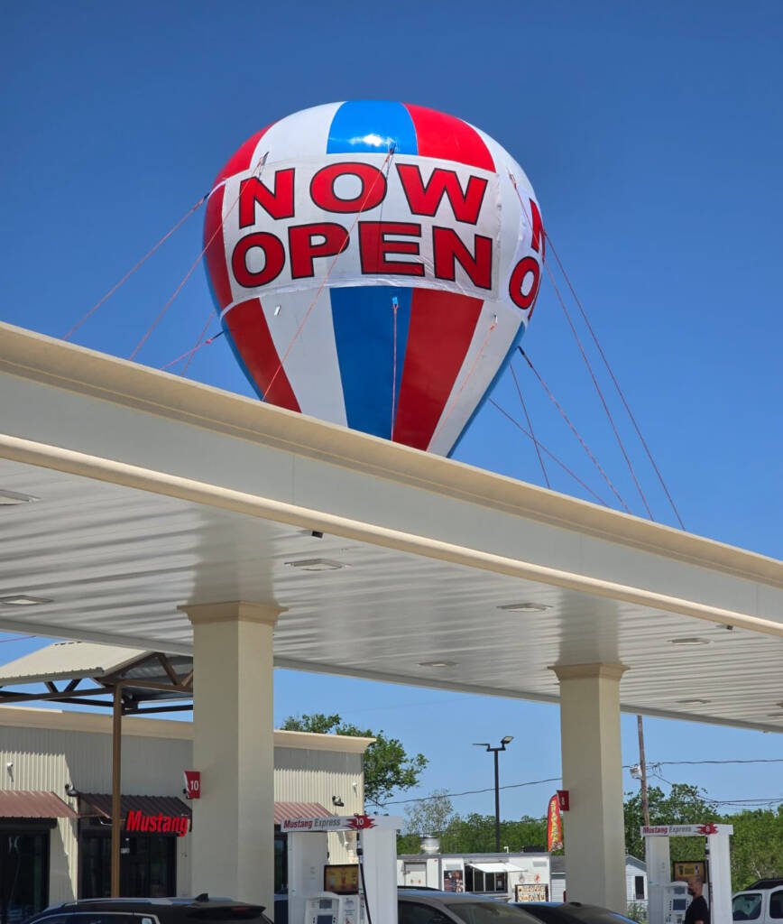22ft Tall Free CBD Now Open Giant Roof Top Inflatable balloon | BUY OR RENT