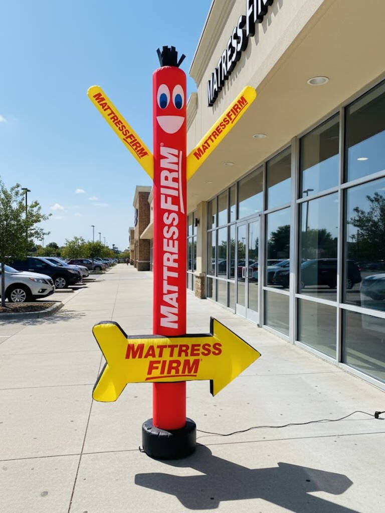 20ft Mattress Firm Air Dancer Inflatable with Arrow | Outdoor ...