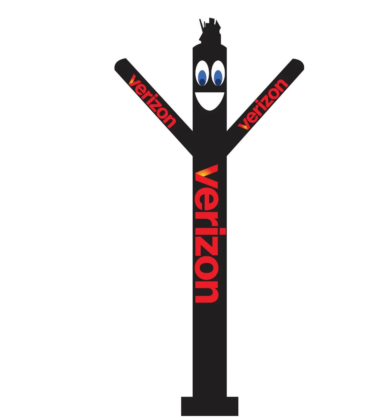 10FT Verizon Air Dancer Inflatable Tube Man | Payless Balloons Advertising